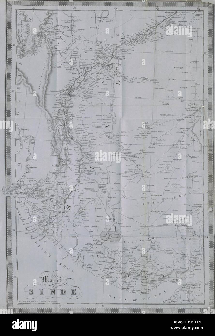 Sindh map hi-res stock photography and images - Alamy