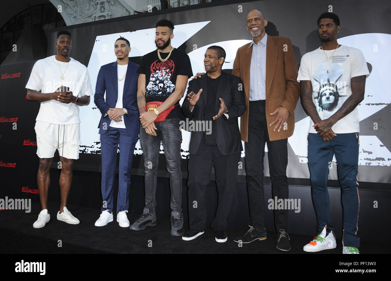 'The Equalizer 2' Premiere - Arrivals Featuring: Dwight Howard, Jayson ...
