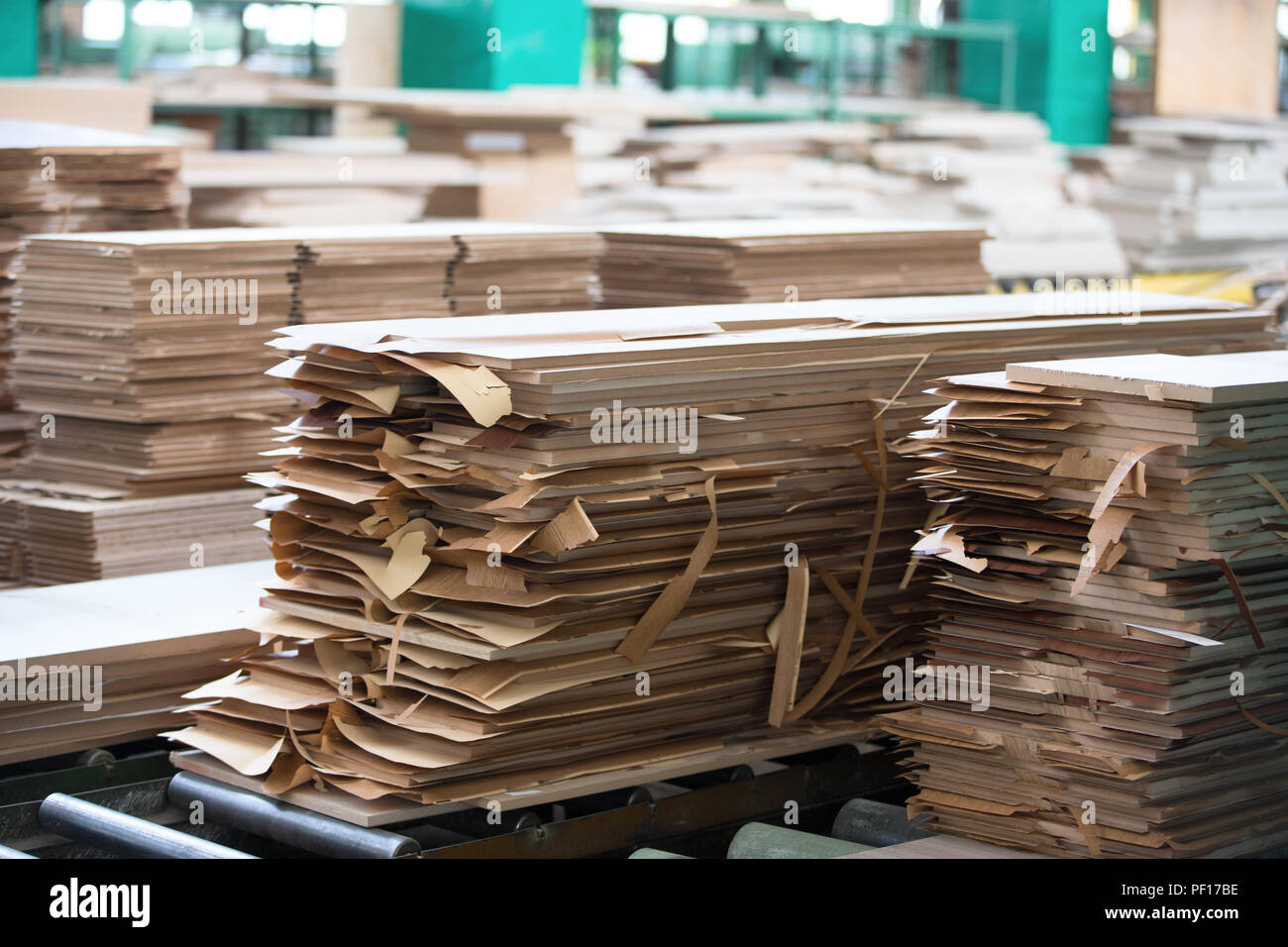 Wood processing plant. Workshop on processing of dreshes Stock Photo ...