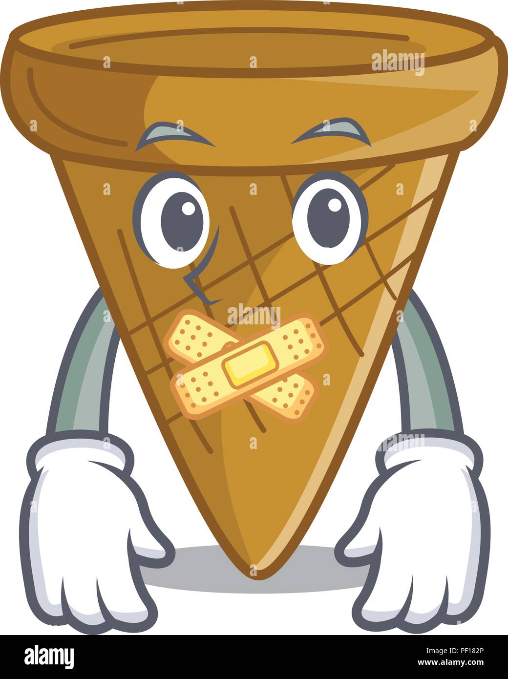 Silent cone Stock Vector Images - Alamy