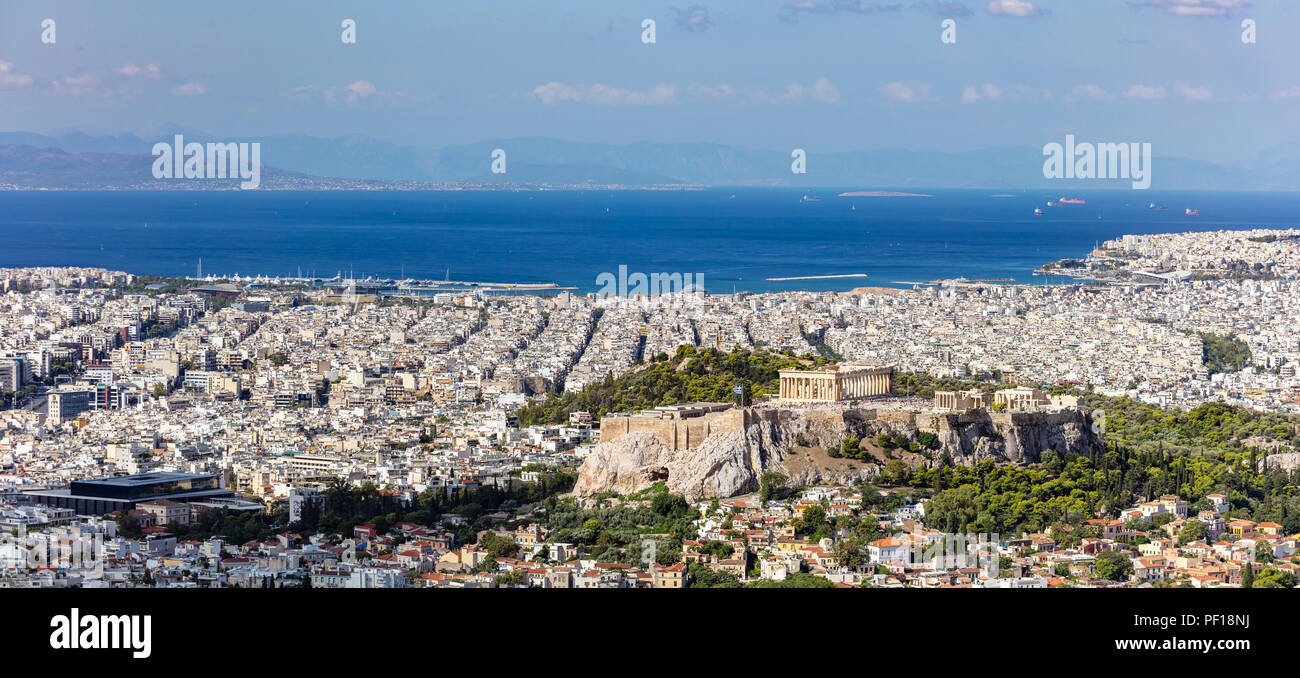 Aerial view of the parthenon hi-res stock photography and images - Alamy