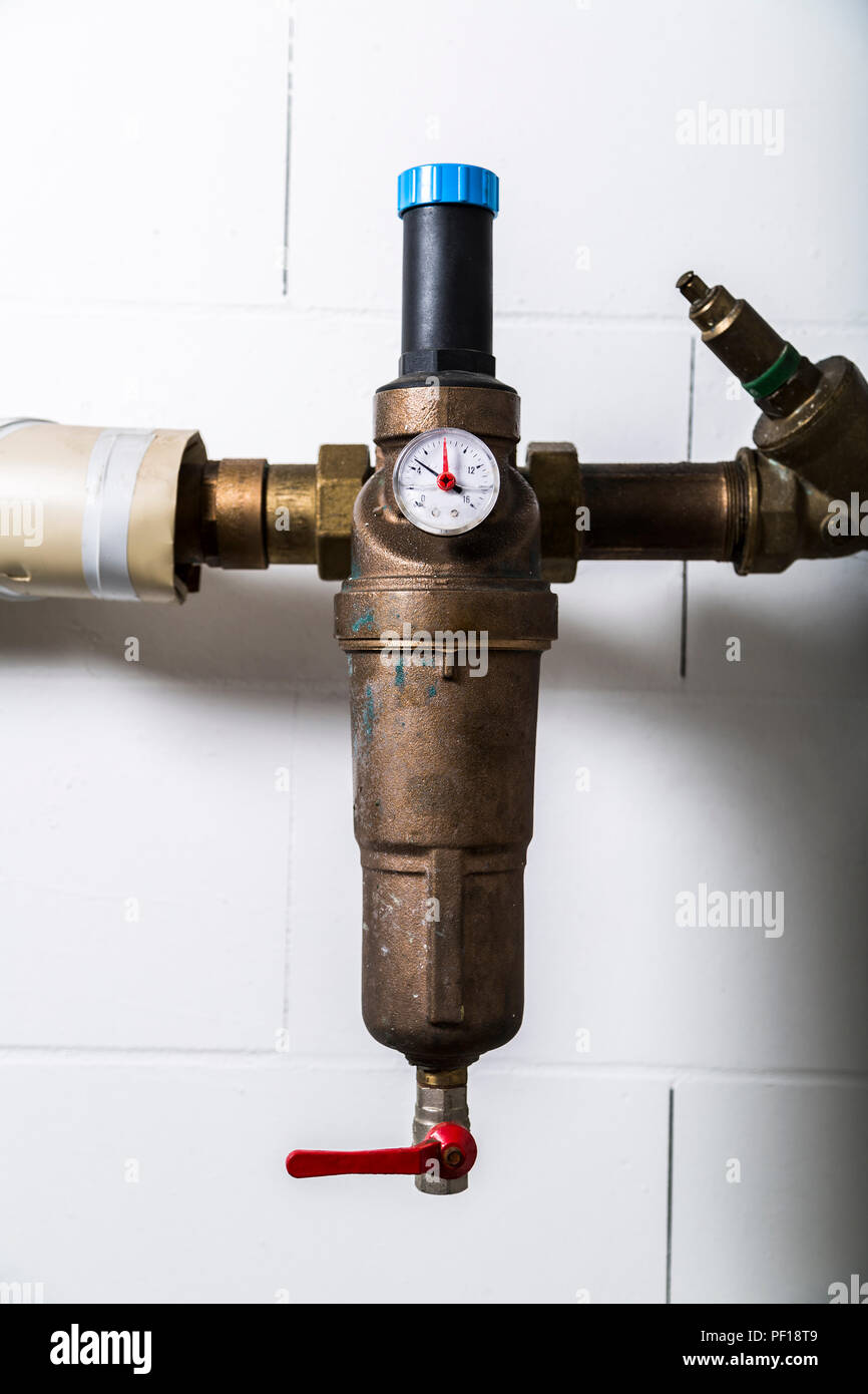 Sanitary equipment water meter pipeline hi-res stock photography and ...