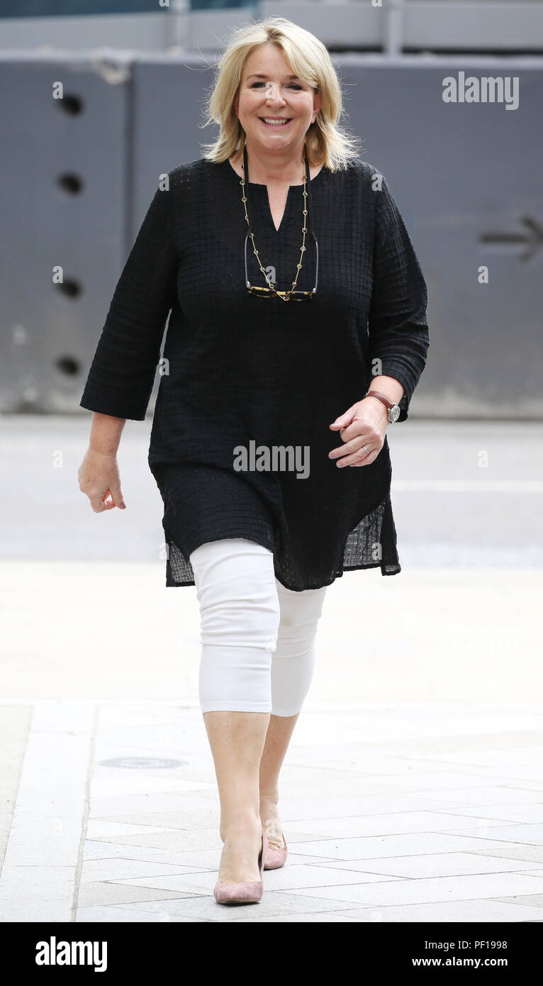 Fern Britton outside ITV Studios Featuring: Fern Britton Where: London ...