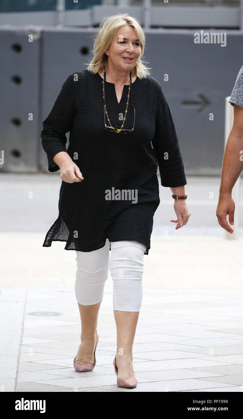 Fern Britton outside ITV Studios Featuring: Fern Britton Where: London ...