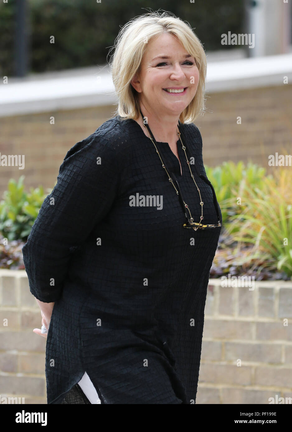 Fern Britton outside ITV Studios Featuring: Fern Britton Where: London ...