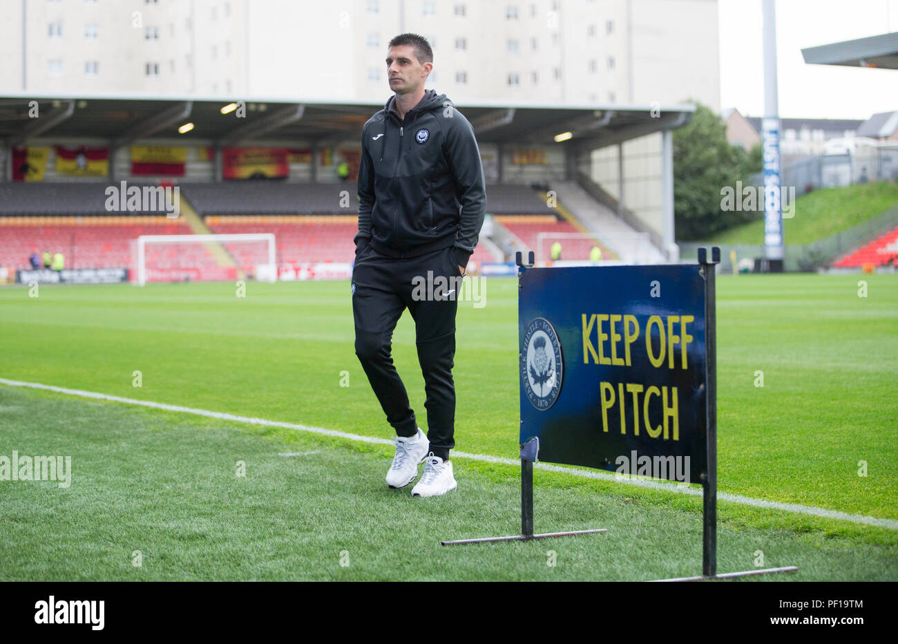 Partick Thistle's Kris Doolan before the Betfed Cup Second Round match ...