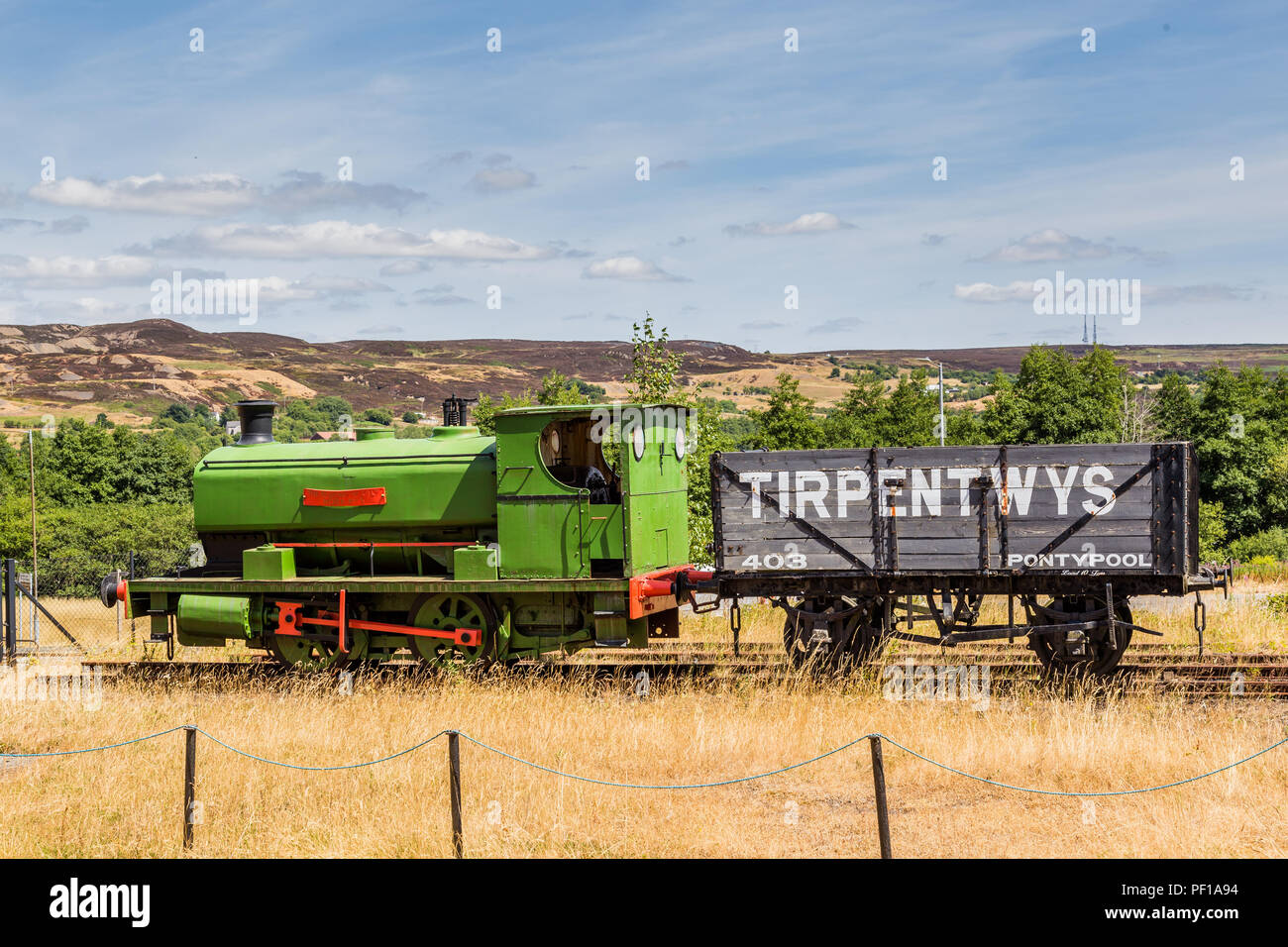 Big Pit Industrial site in Wales, UK Stock Photo - Alamy