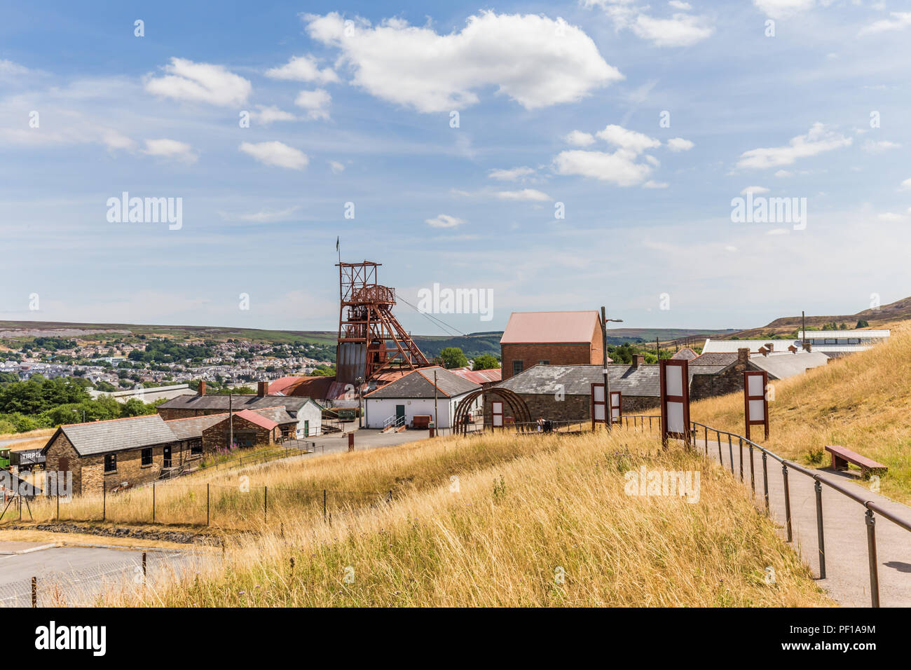 Big Pit Industrial site in Wales, UK Stock Photo - Alamy