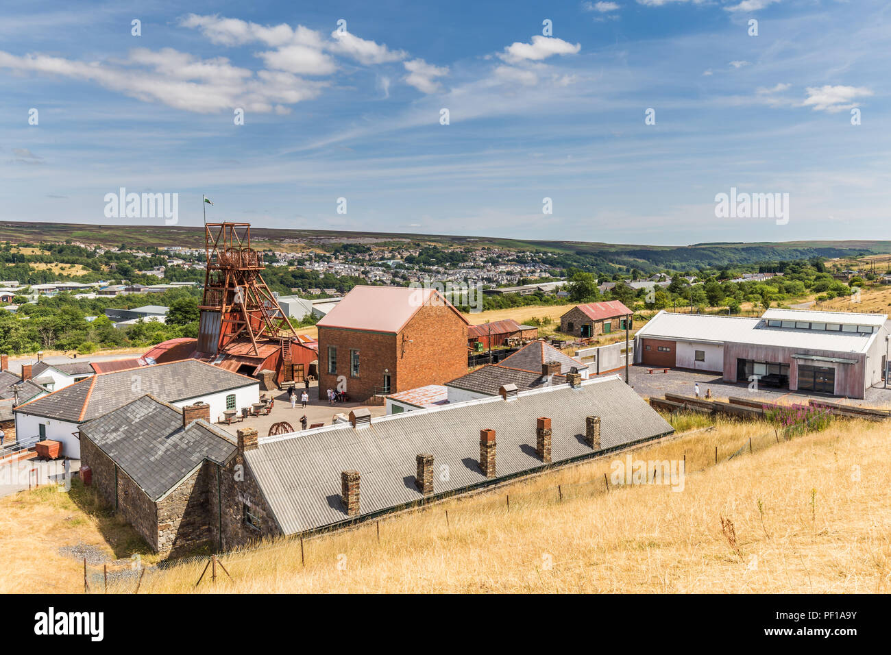 Big Pit Industrial site in Wales, UK Stock Photo - Alamy