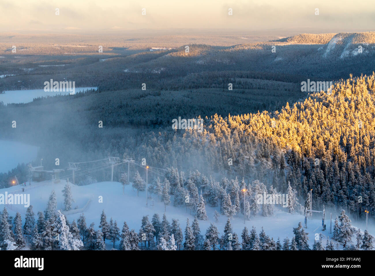 Ruka tourist resort hi-res stock photography and images - Alamy