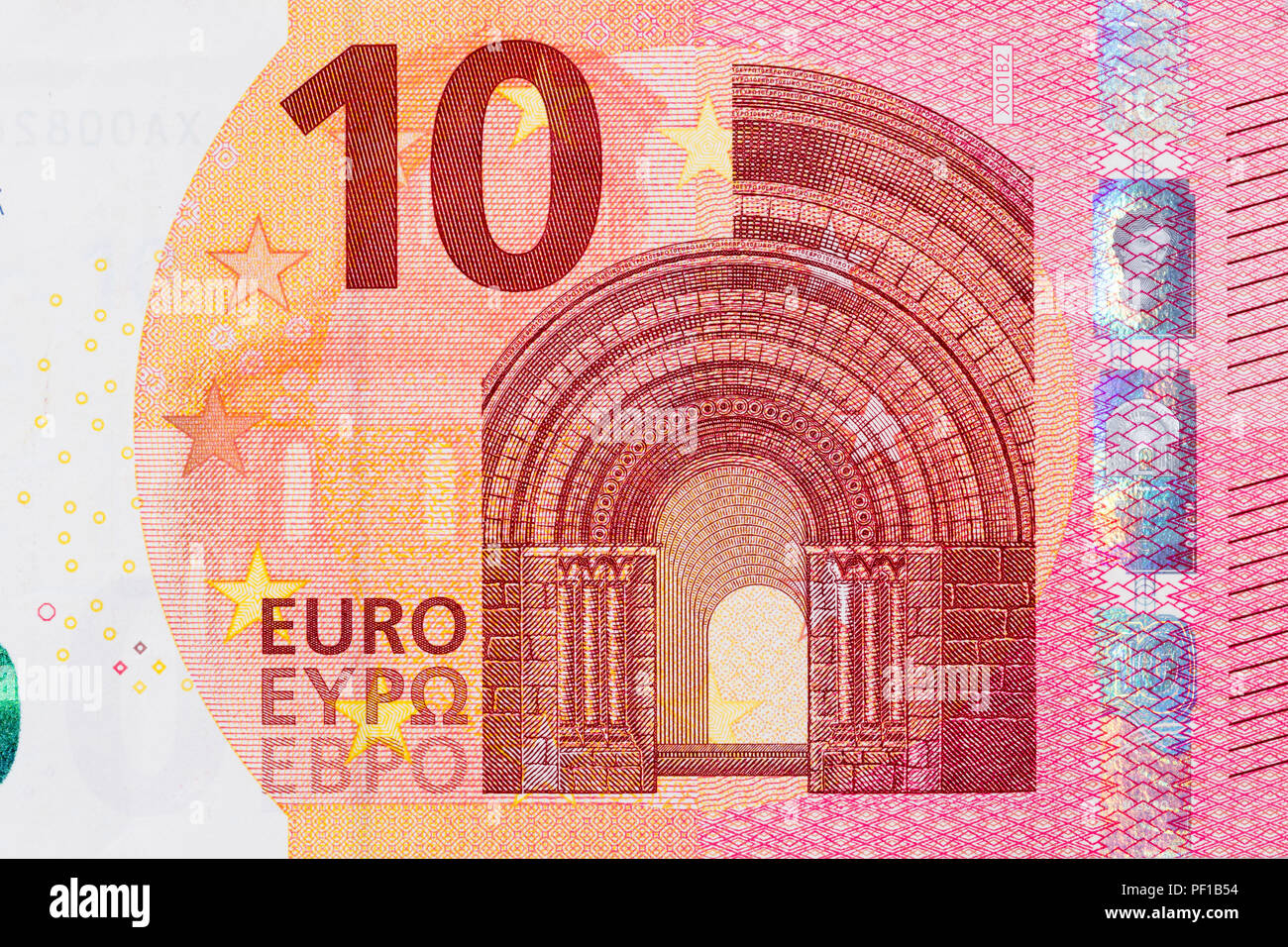 Photo of ten euro banknote in macro shot. High resolution photo Stock ...