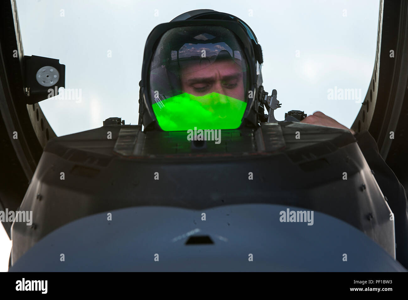 U.S. Air Force Lt. Col. Brandon Tellez, 525th Fighter Squadron ...