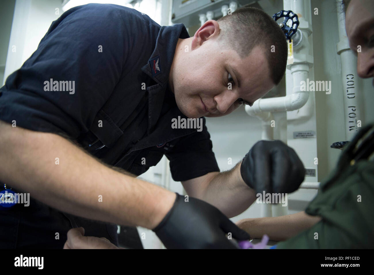 160223-N-XK809-079 PACIFIC OCEAN (Feb. 23, 2016) – Hospital Corpsman ...