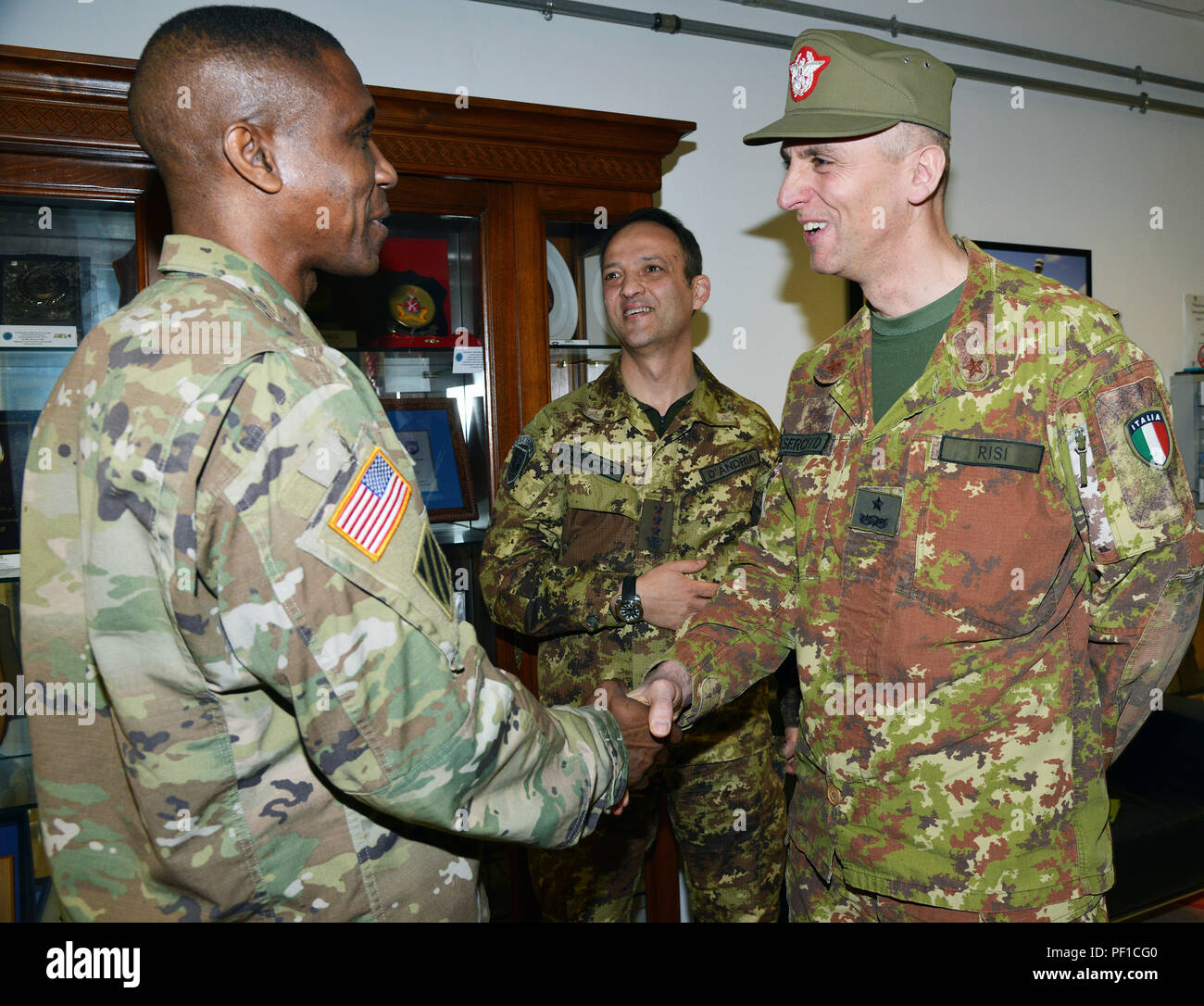 U.S. Army Africa command leadership welcomes Multinational Land Force ...
