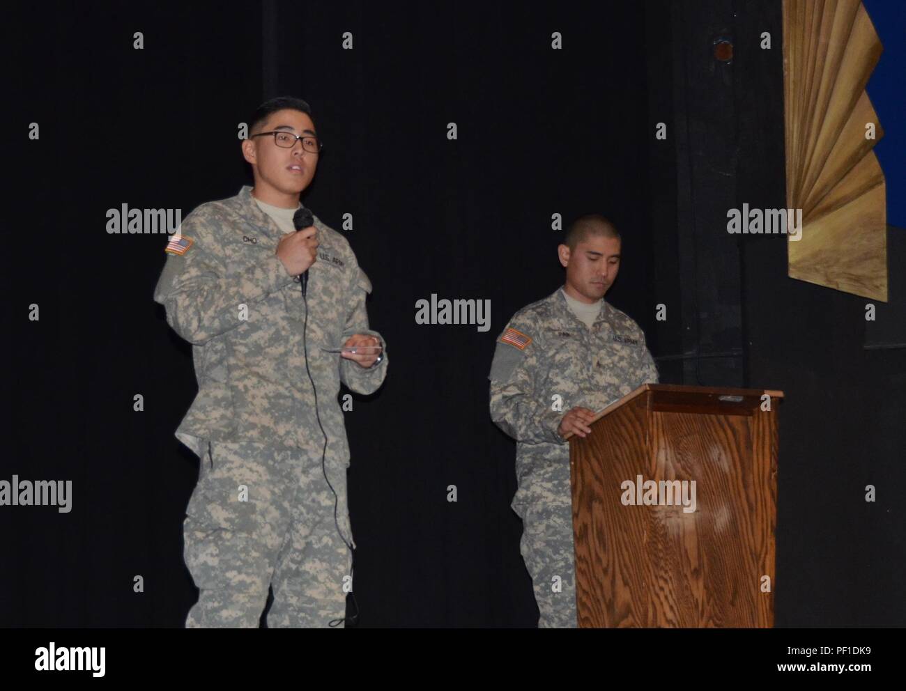 Pvt. John Cho, a new human intelligence collector for the California ...