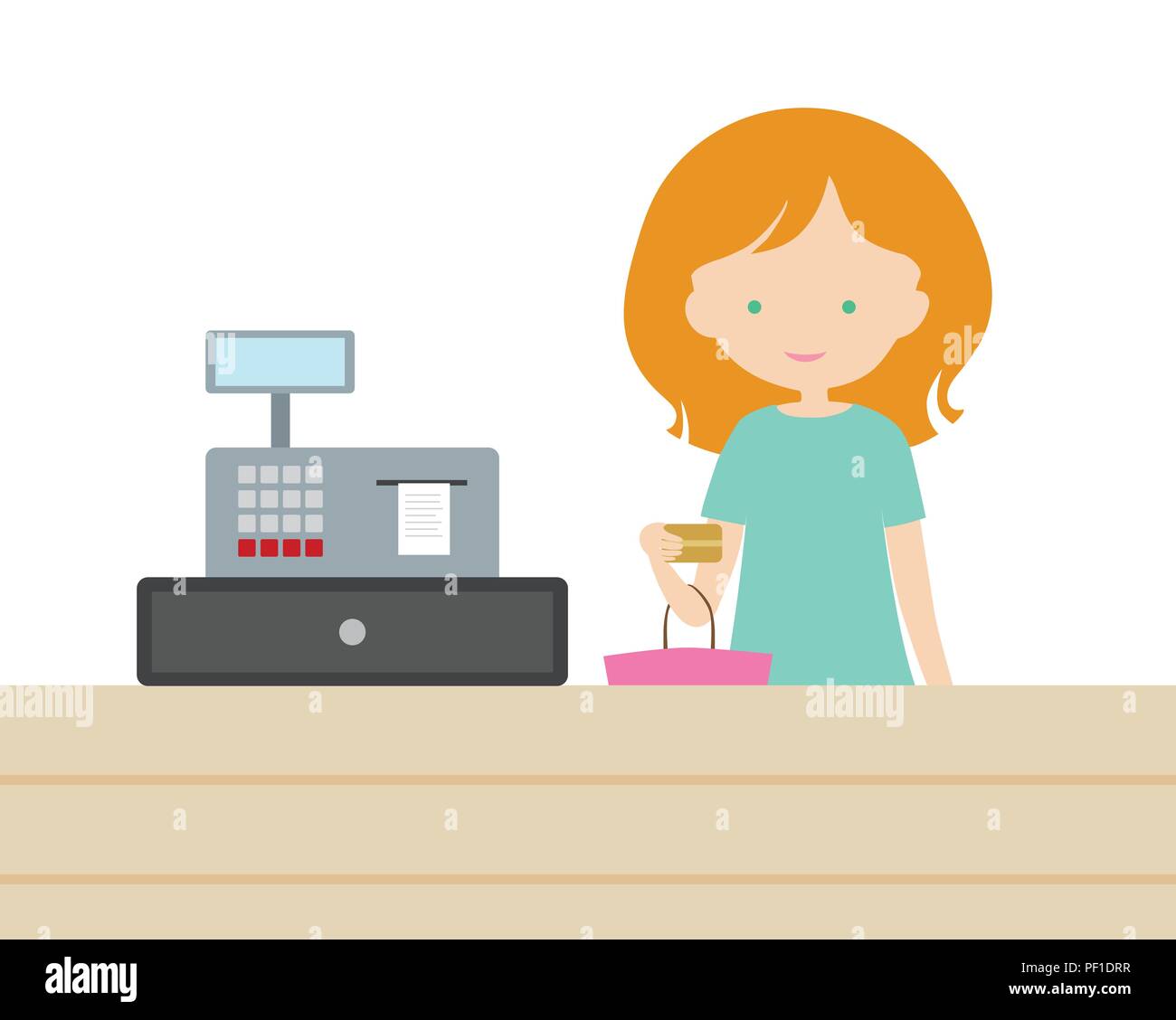 Customer Service Desk Cartoon Character Stock Photos & Customer Service ...