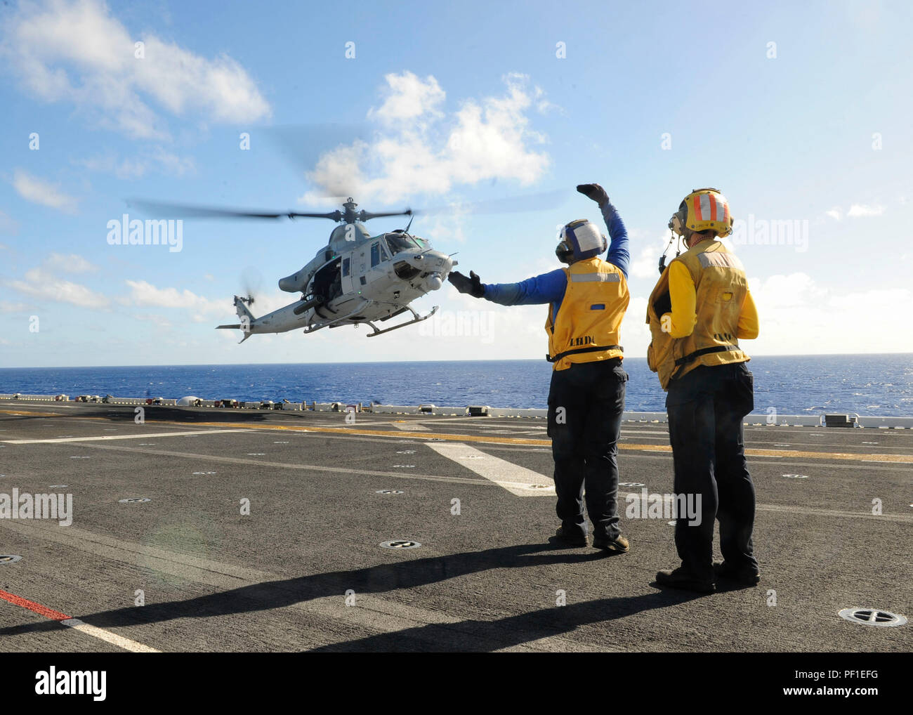 160226-N-OF476-226 PACIFIC COEAN (Feb. 26, 2016) Aviation Boatswain’s ...