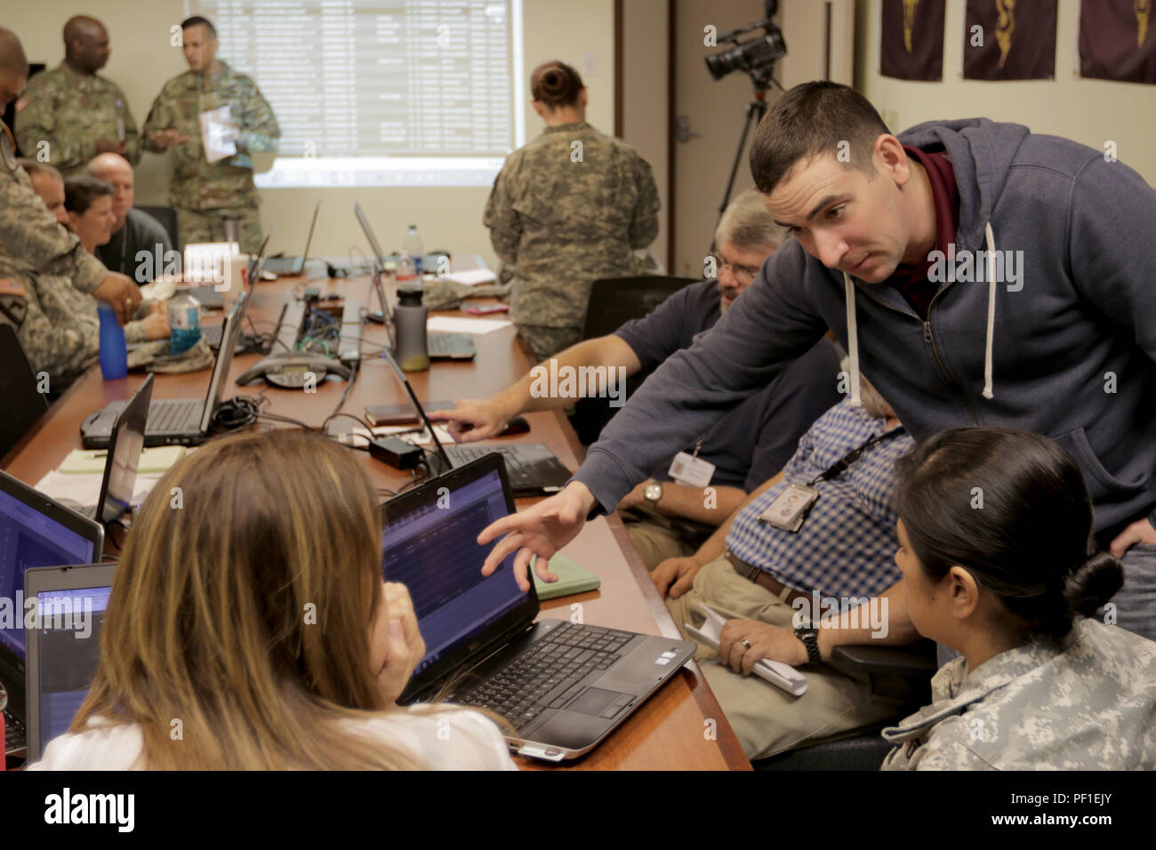 Capt. Mathew Young, an overseas deployment training manager at U.S ...