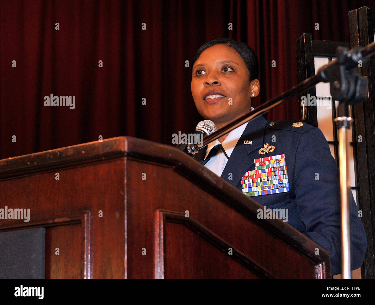 U.S. Air Force Lt. Col. Tanya Anderson, 718th Civil Engineer Squadron ...