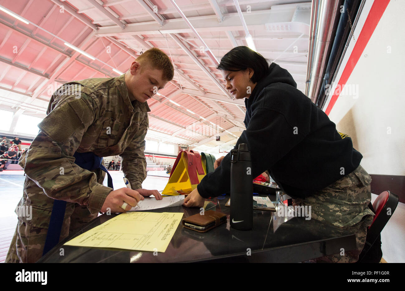 U.S. Air Force Staff Sgt. Joseph Everett (left), an Airman of the 86th ...