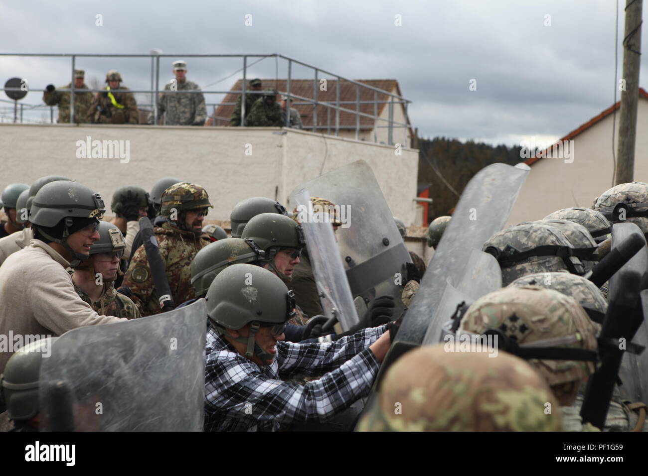 U.S. Soldiers of Alpha Company, 1st Battalion, 41st Infantry Regiment ...