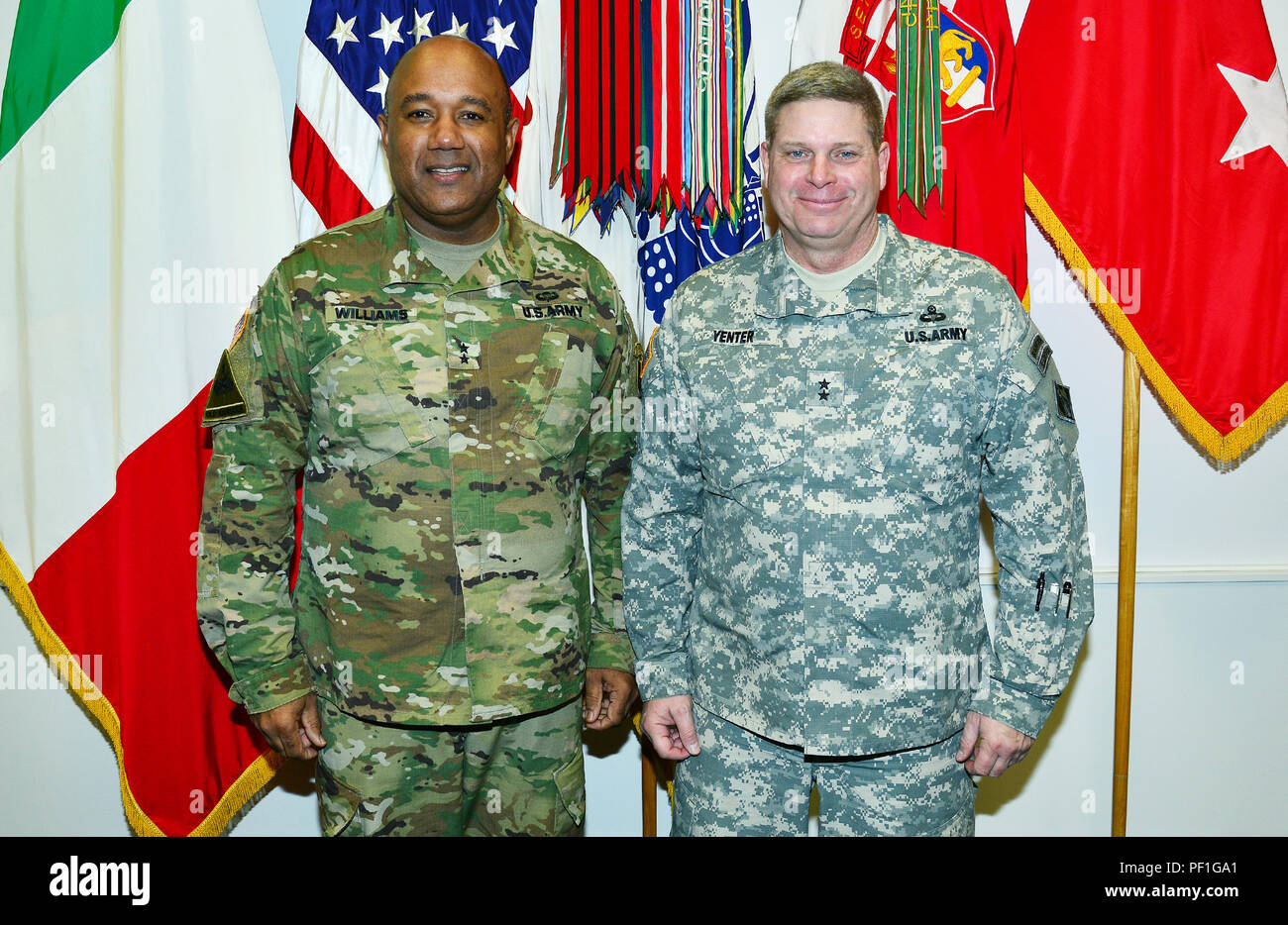 From left , Maj. Gen. Darryl A. Williams , U.S. Army Africa commanding ...
