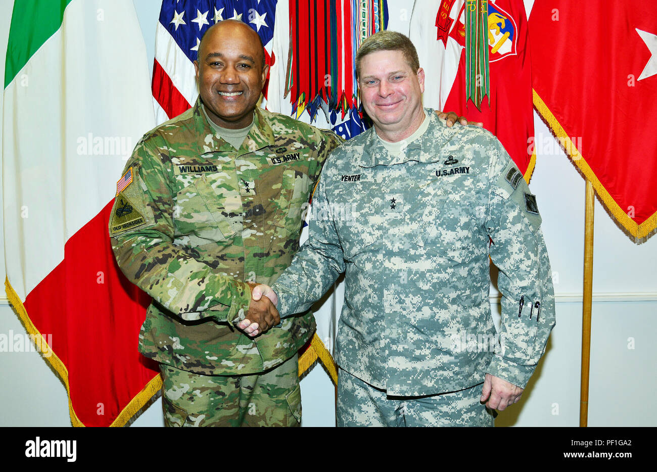 From left , Maj. Gen. Darryl A. Williams , U.S. Army Africa commanding ...