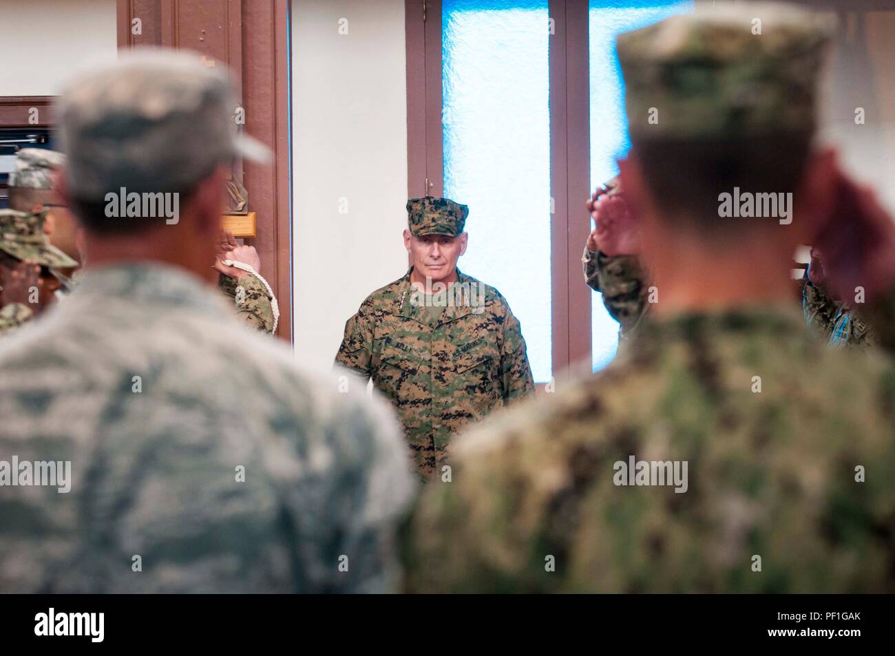 Marine Gen. John F. Kelly approaches incoming commander of the Joint ...