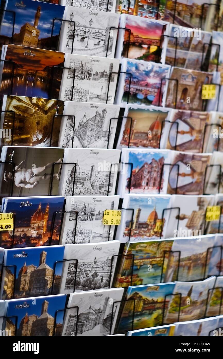 Florence postcards hi-res stock photography and images - Alamy