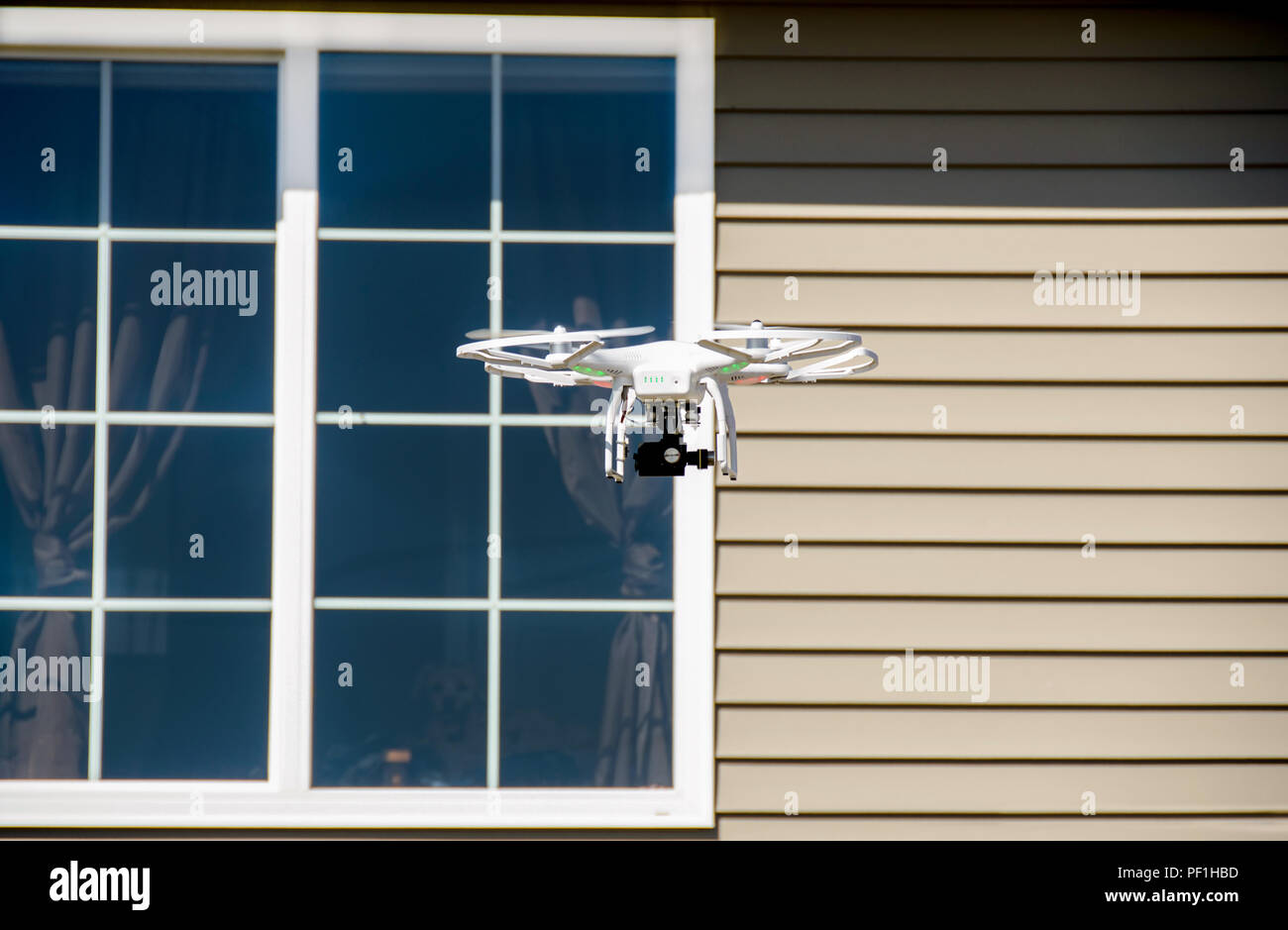Drone house window hi-res stock photography and images - Alamy