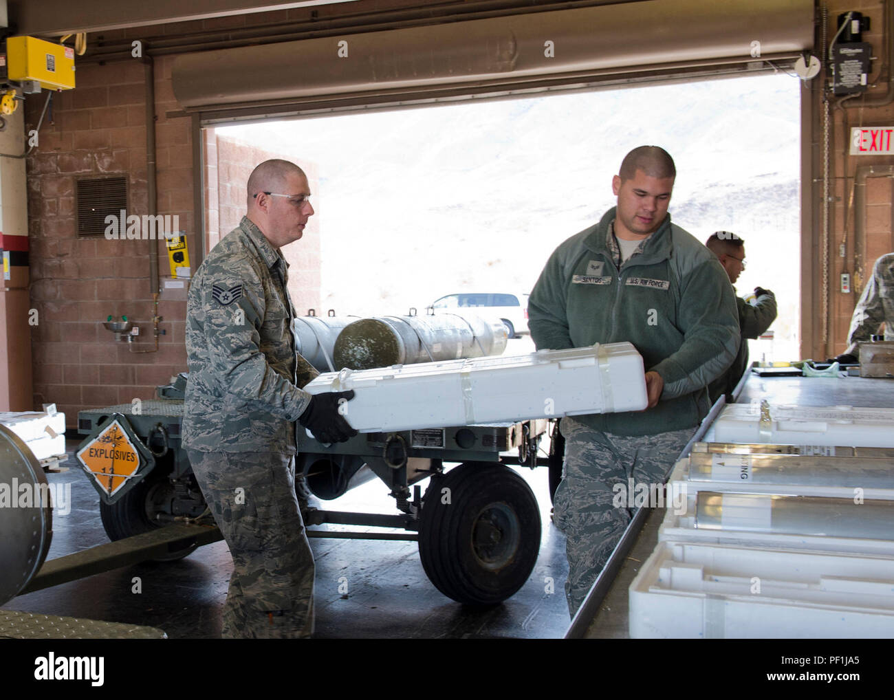 Staff Sgt. Nathan Hale and Senior Airman James Sullivan from the 124th ...