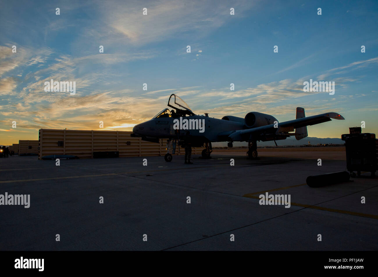 An A-10C Thunderbolt II from the 190th Fighter Squadron at Gowen Field ...