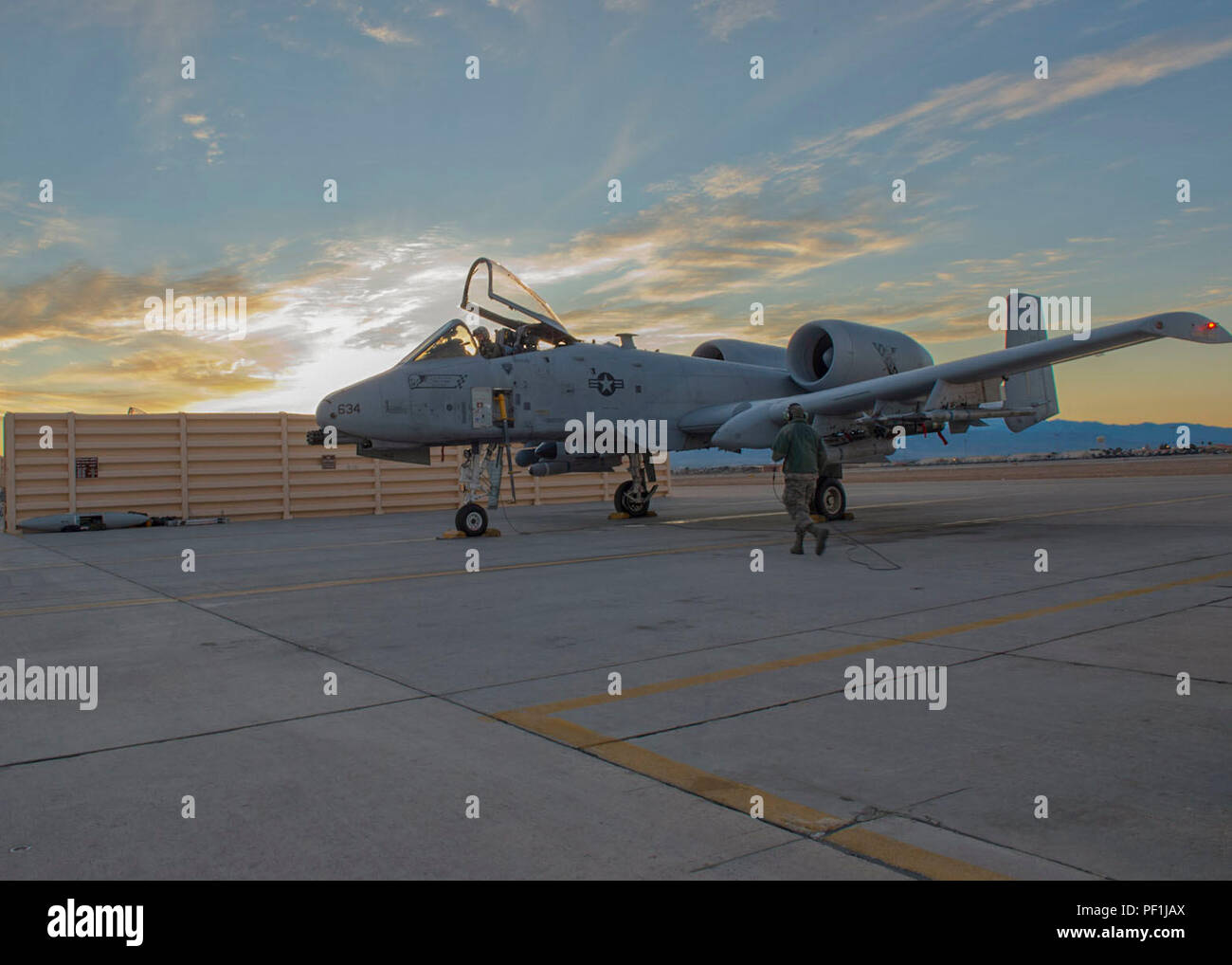 An A-10C Thunderbolt II from the 190th Fighter Squadron at Gowen Field ...