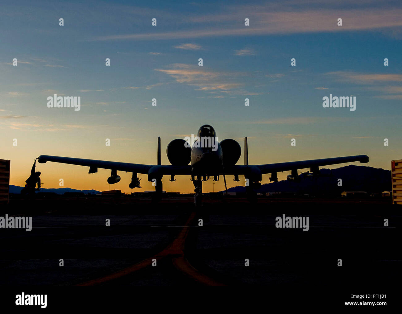 An A-10C Thunderbolt II from the 190th Fighter Squadron at Gowen Field ...