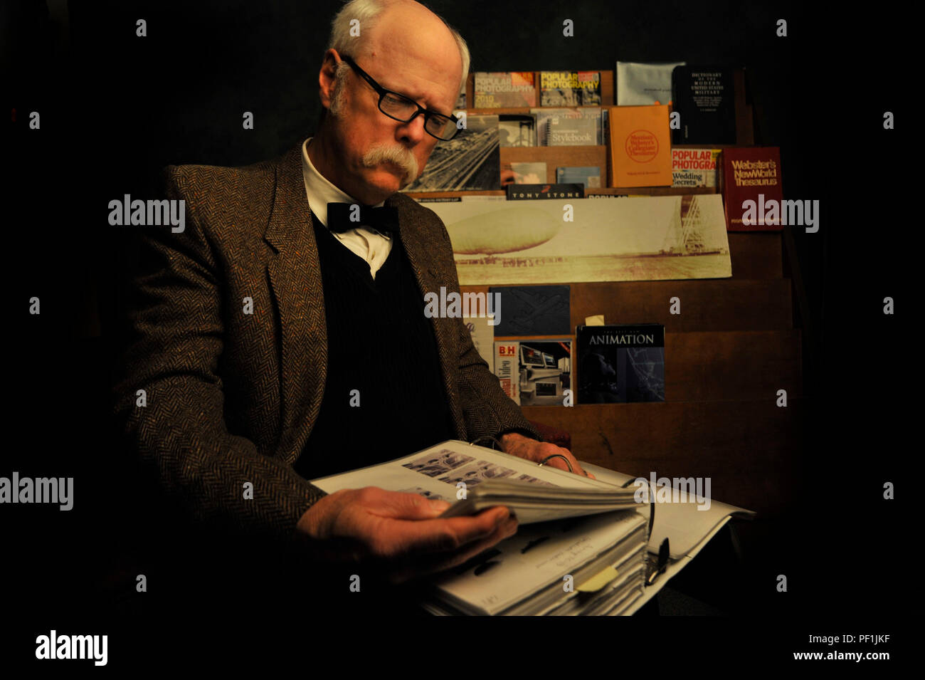 Mark Morgan, an Air Mobility Command historian, poses for a photo at ...