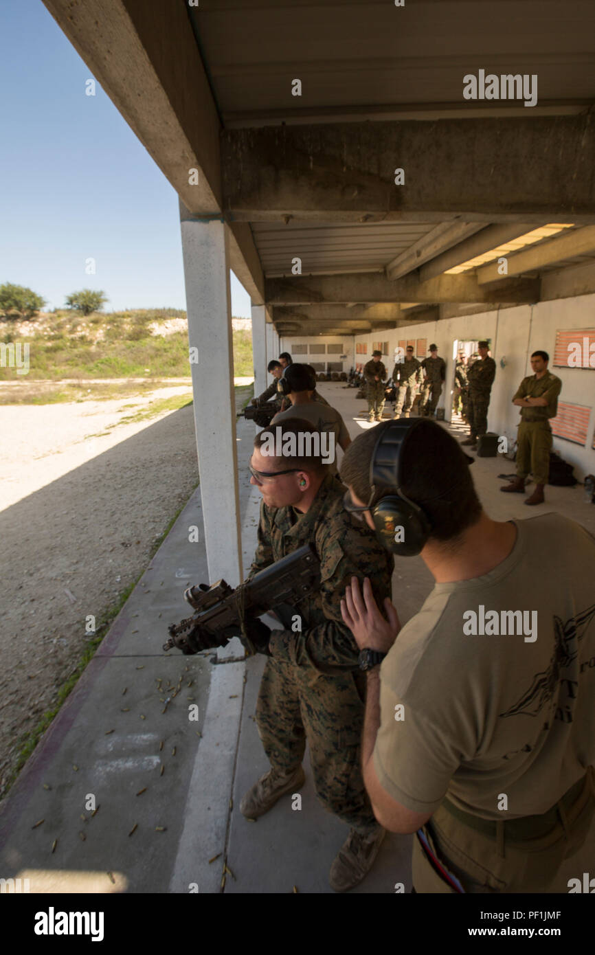 U.S. Marines with Black Sea Rotational Force spend the morning shooting ...