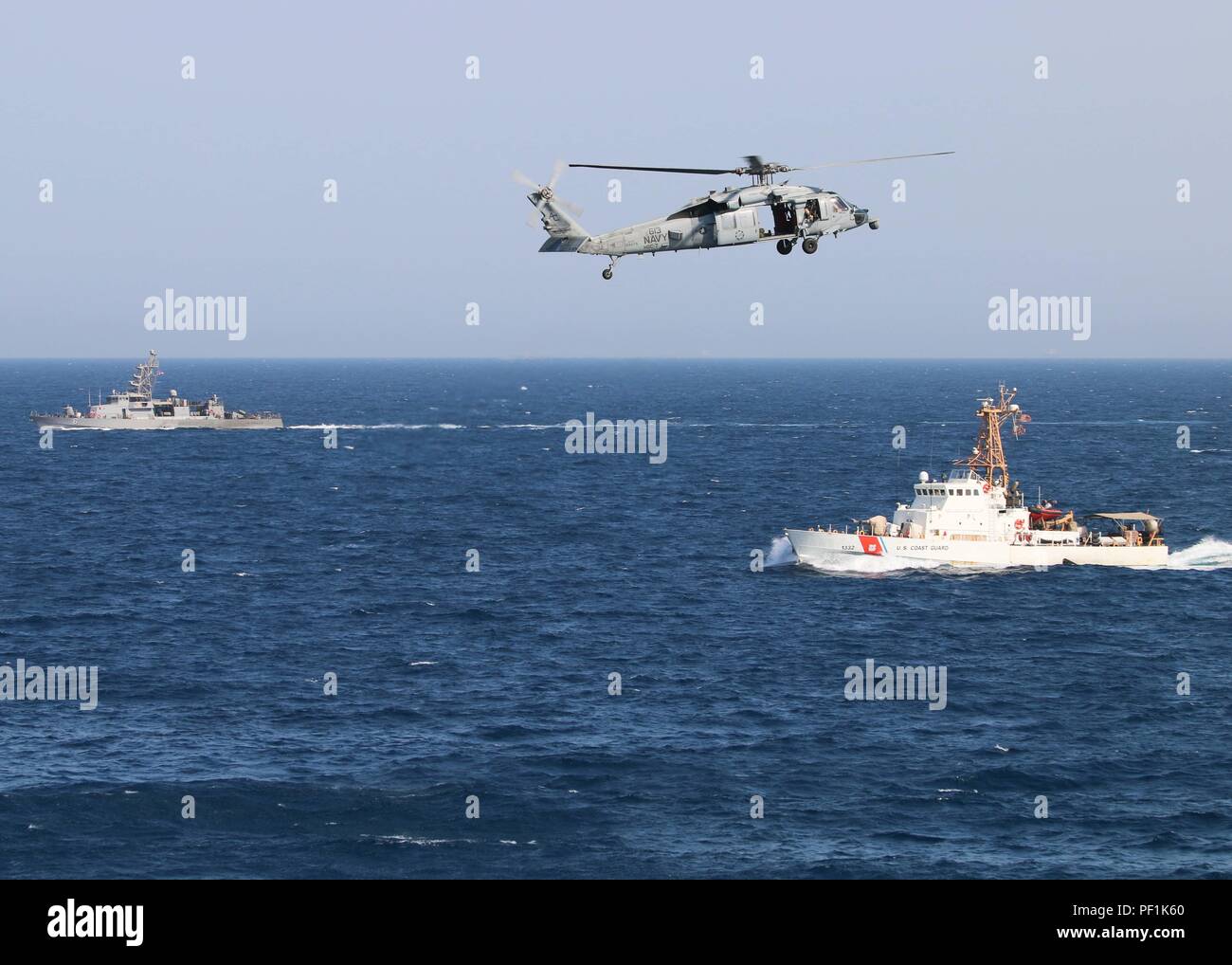 160811-N-GP524-236 ARABIAN GULF (Aug. 11, 2016) An MH-60S Sea Hawk ...