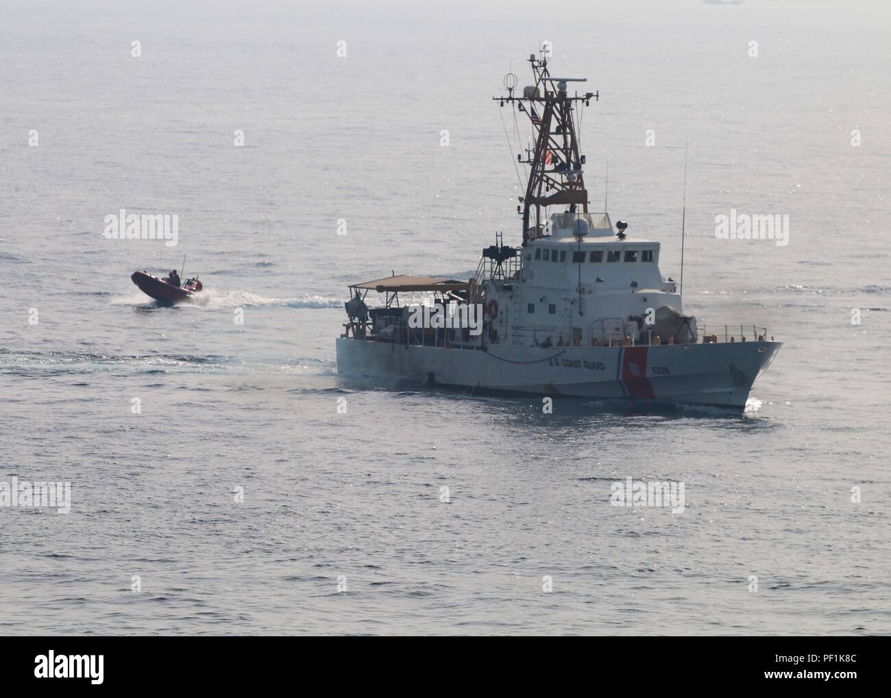 160815-N-GP524-403 ARABIAN GULF (Aug. 15, 2016) A rigid hull inflatable ...