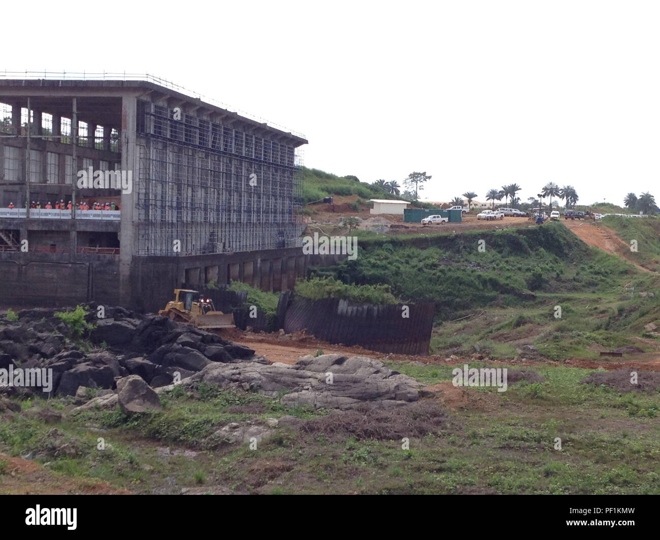 The power house at the Mount Coffee Hydropower Project in Monrovia ...