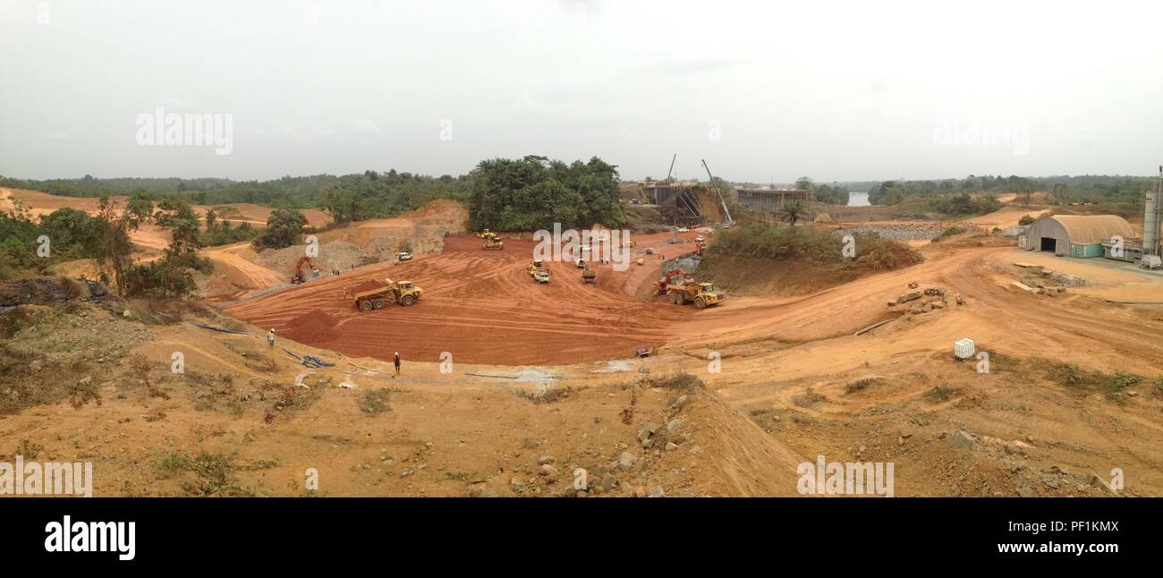 Mount Coffee Hydropower Project in Monrovia, Liberia Stock Photo - Alamy