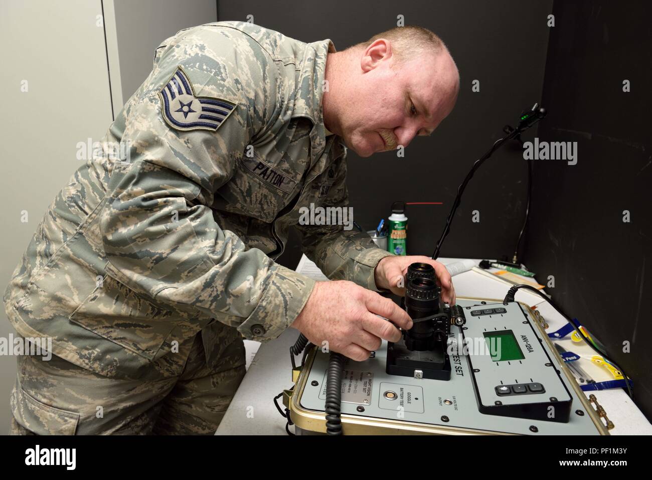 Staff Sgt. Ronald Patton, 403rd Operational Support Squadron aircrew flight equipment craftsman ...