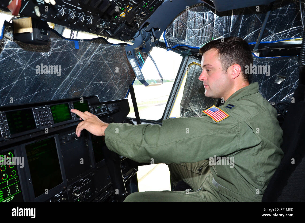 Capt. Forrest Heintz, a Hurricane Hunter pilot with the 53rd Weather ...