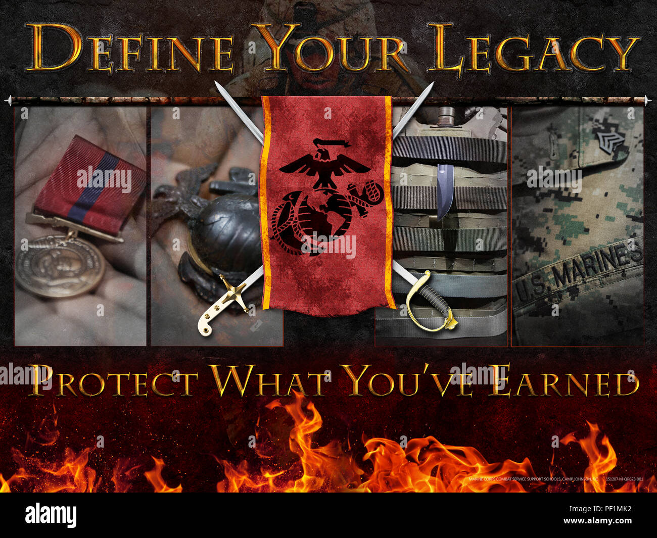 Poster created to remind Marine Corps Combat Service Support School ...