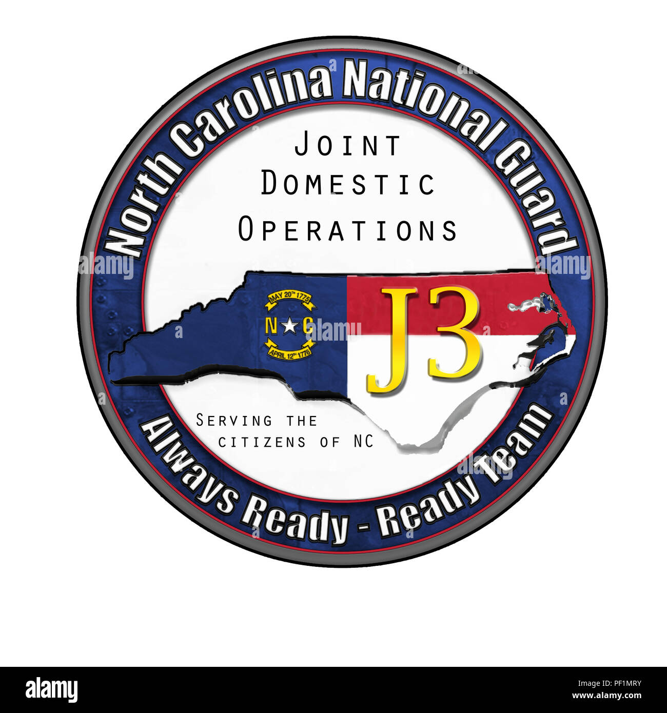 Logo created for the NCNG J3 Section Stock Photo - Alamy