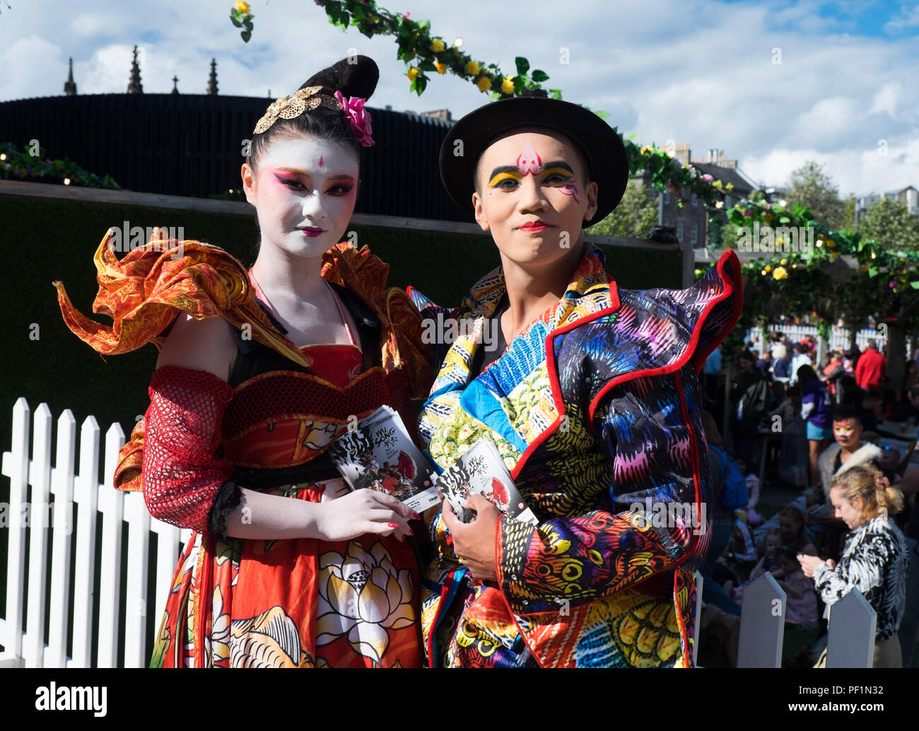 Edinburgh Fringe performers Stock Photo - Alamy