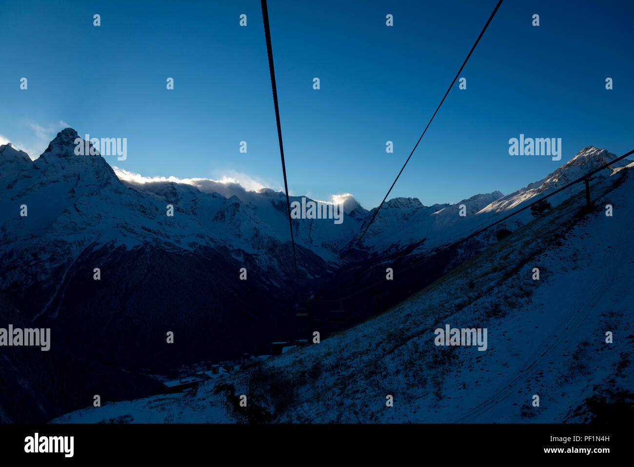 An amazing journey to the mountains of the Caucasus. Teberda Stock ...