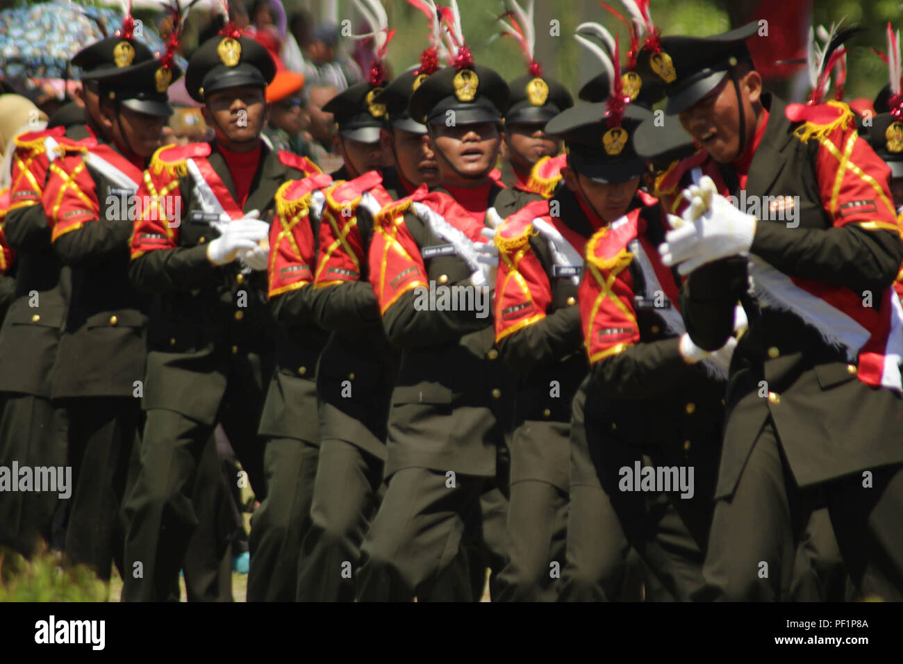Madiun, Indonesia. 17th Aug, 2018. Troops from Prospective Tamtama ...