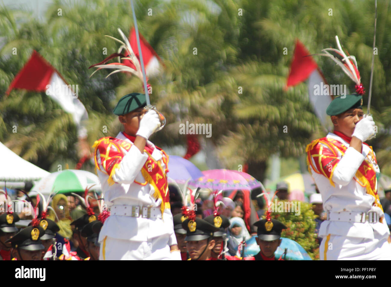 Madiun, Indonesia. 17th Aug, 2018. Troops from Prospective Tamtama ...