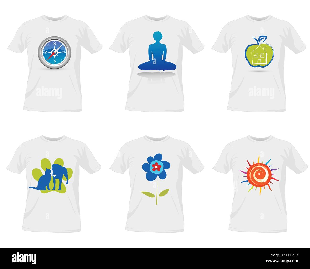 Yoga t shirt Cut Out Stock Images & Pictures - Alamy