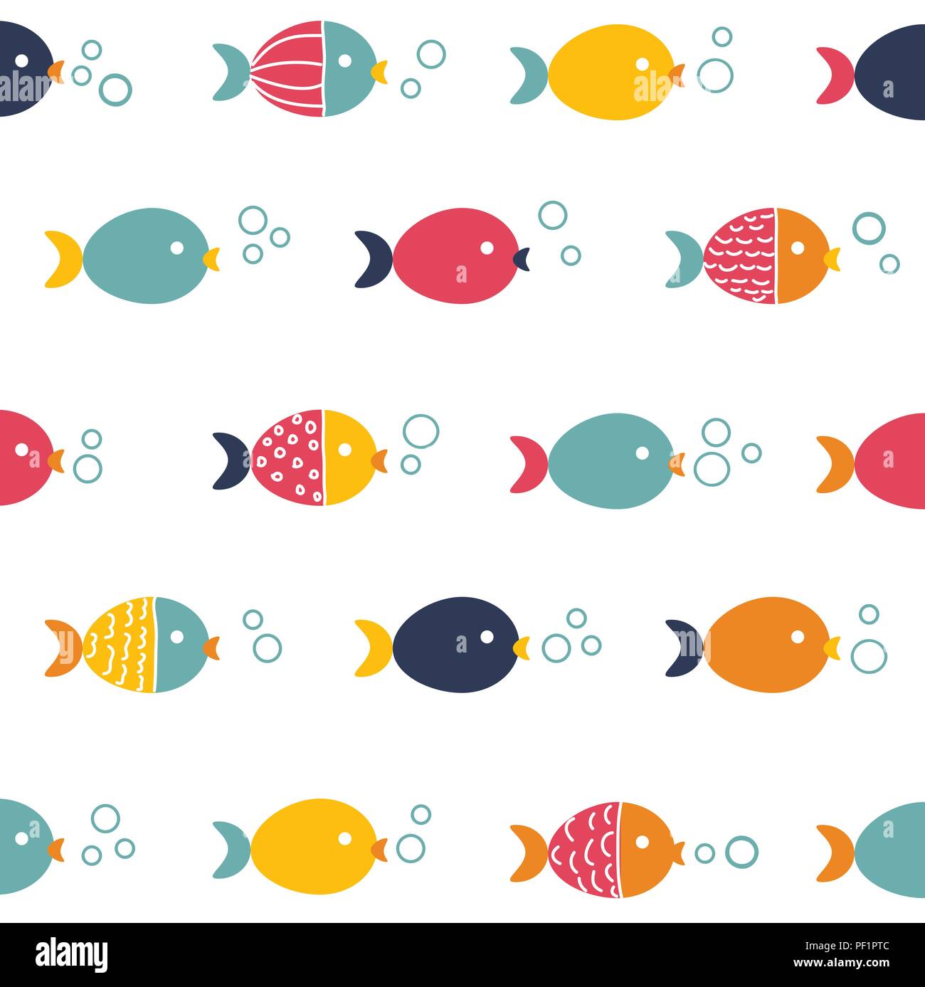 Fish wall design Stock Vector Images - Alamy